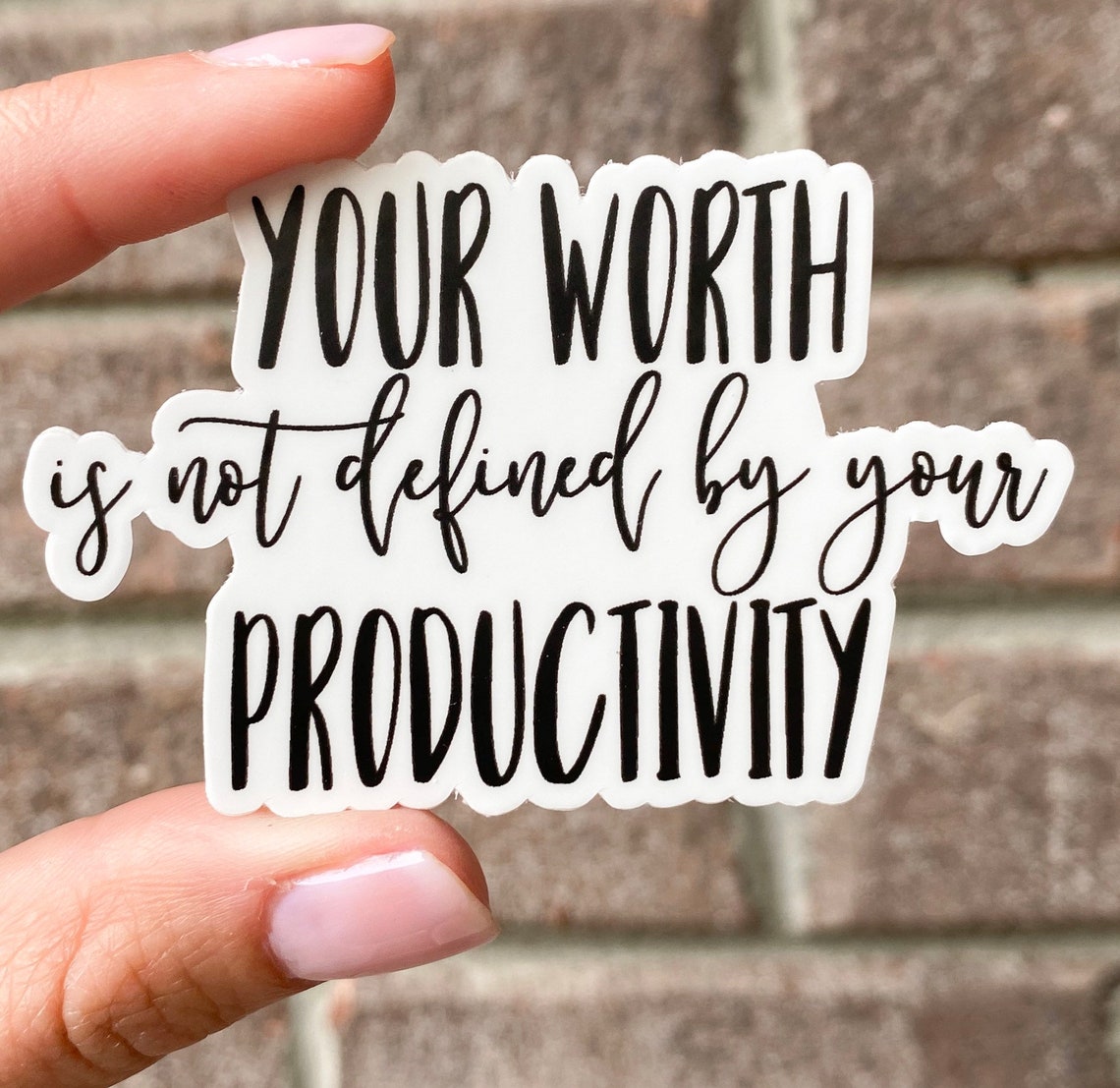 Your Worth Sticker | Etsy
