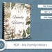 My Family History PDF Printable Family History 8.5 X 11 - Etsy