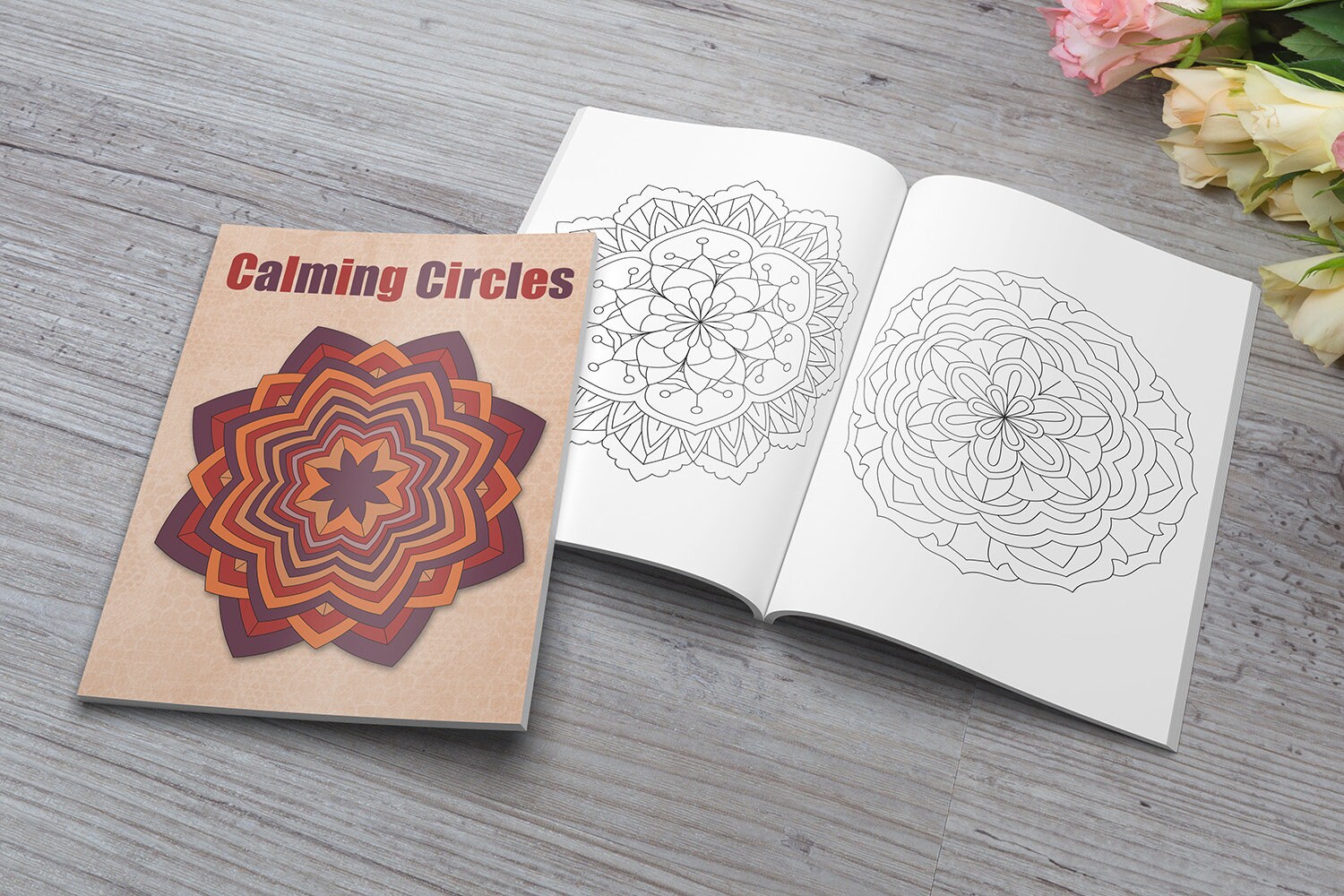 Calming Circles 40 Circular Mandala Patterns 8.5 X 11 PDF Download ...