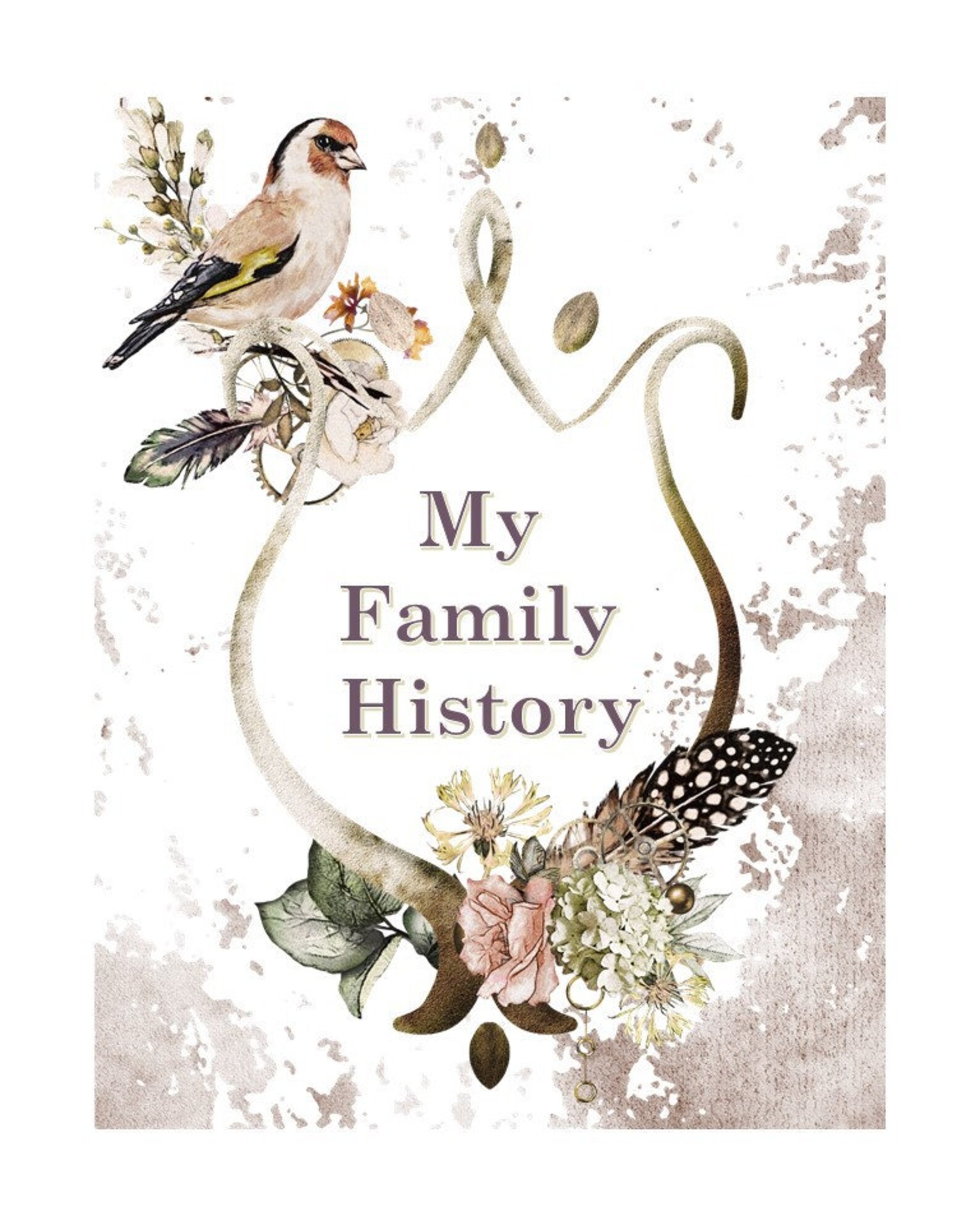 My Family History PDF Printable Family History 8.5 X 11 - Etsy