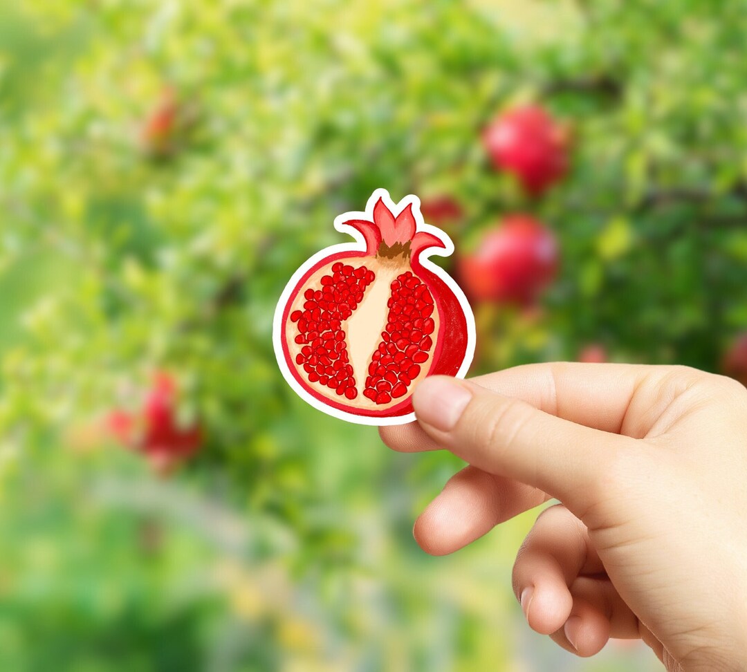Israeli Pomegranate Sticker - Etsy