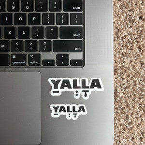 Yalla Hebrew Word Sticker - Etsy
