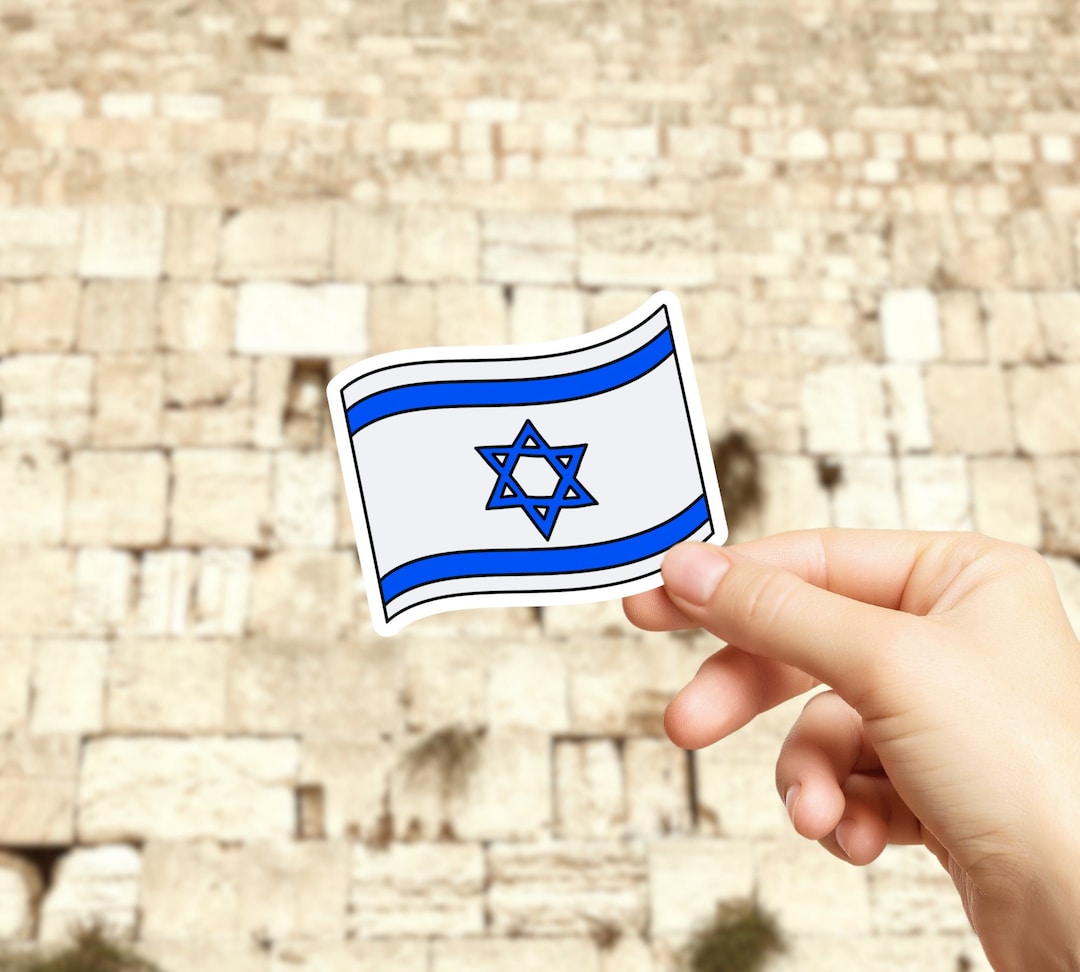 Israeli Flag Sticker - Etsy