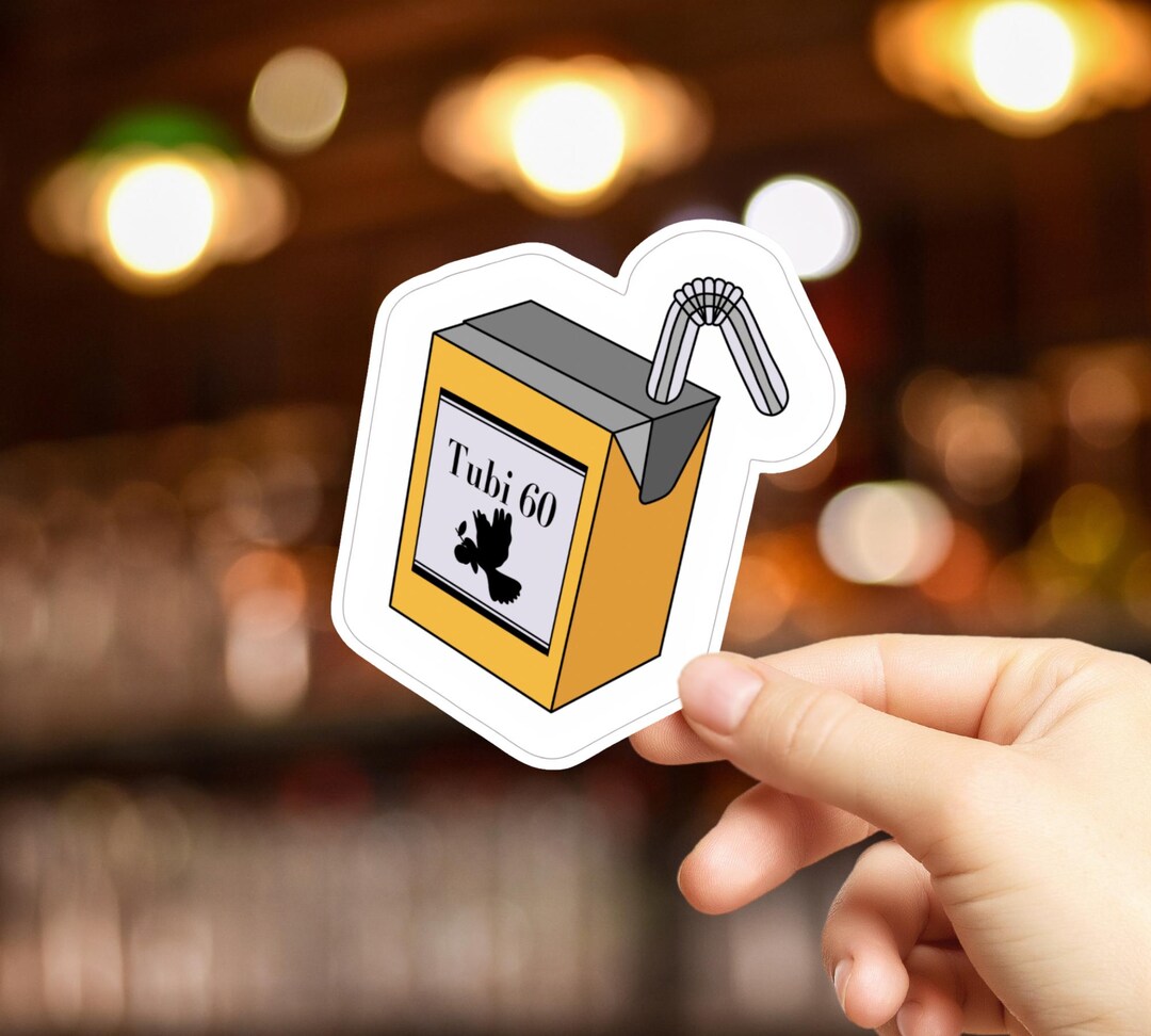 Tubi Juice Box Sticker - Etsy
