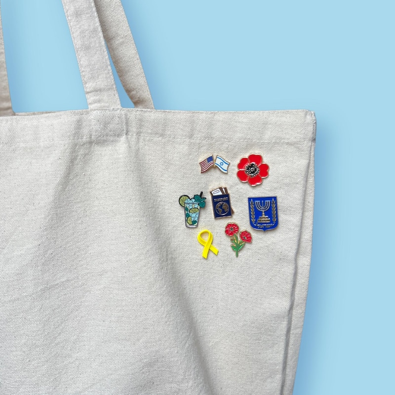 Israel Flower Brooch - Etsy