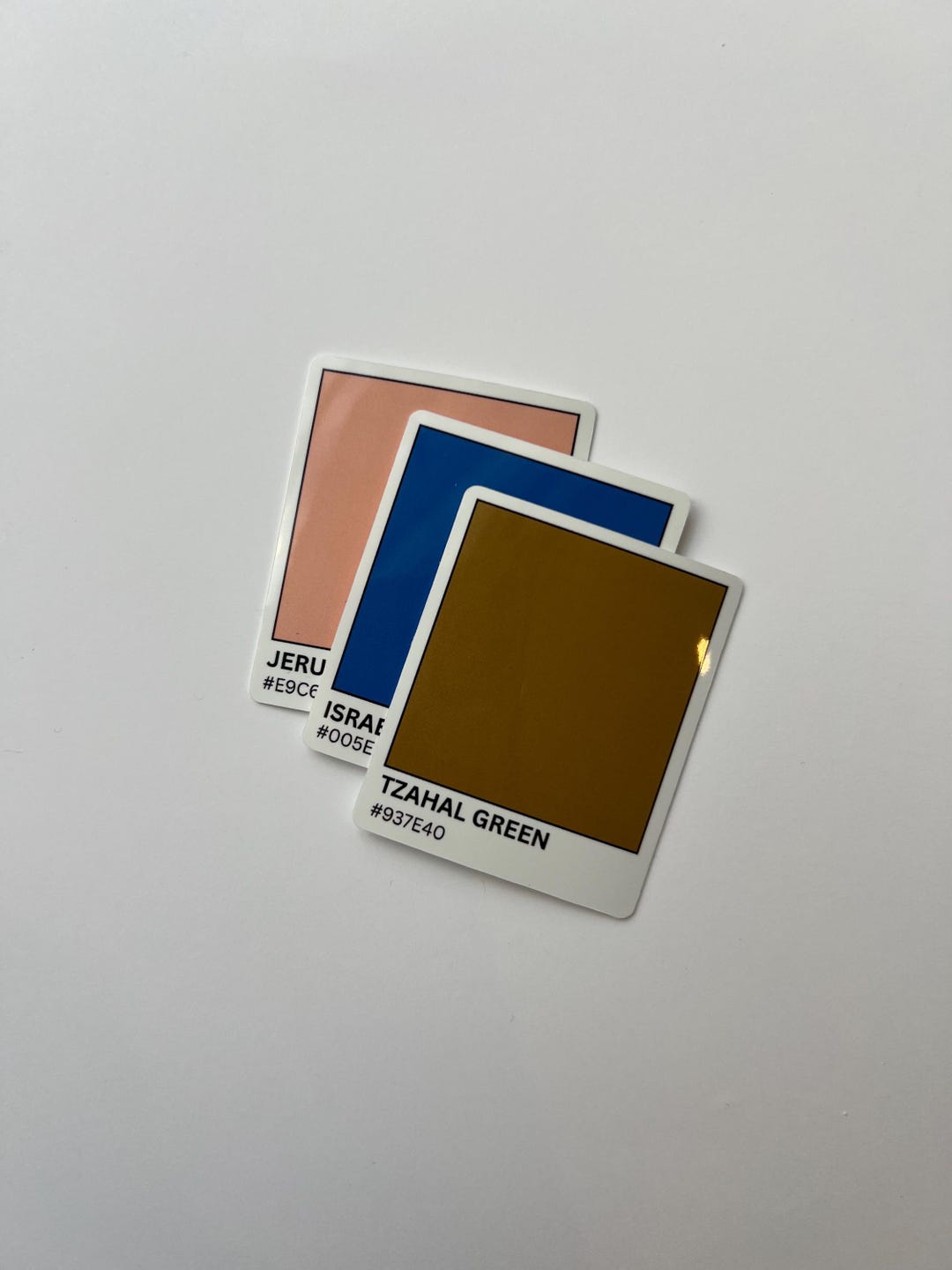 Pantone Colors of Israel - Etsy