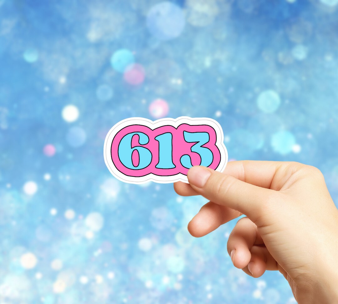 613 Lucky Numbers STICKER angel Numbers Trend - Etsy