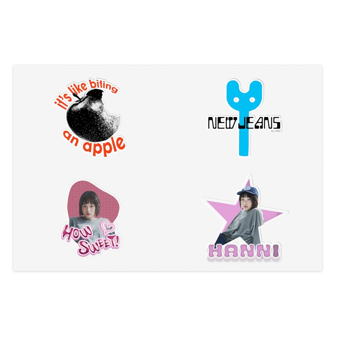 Newjeans Hanni Sticker Sheet, Newjeans Merch, Newjeans Supernatural ...