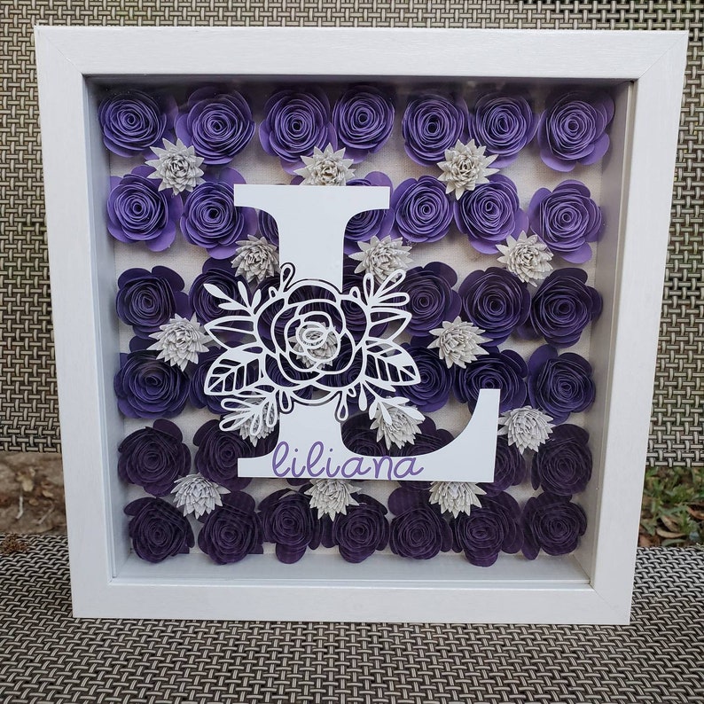 Name Shadow Box - Etsy