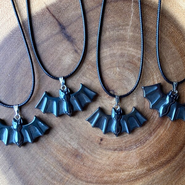 Bat Necklace - Etsy