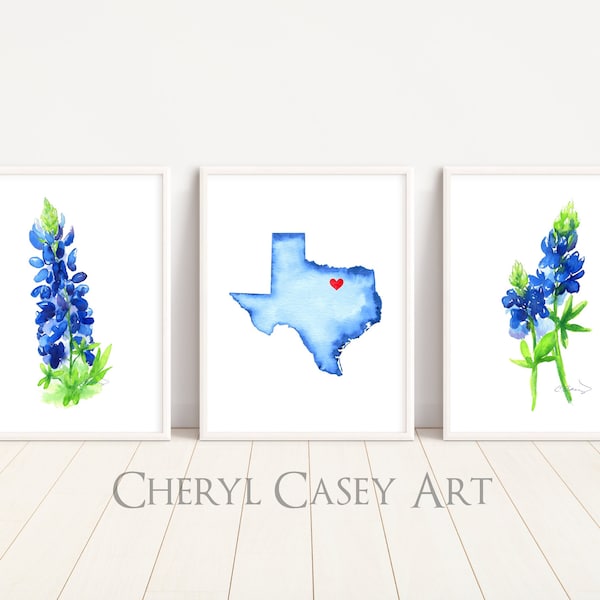 Bluebonnet Art - Etsy