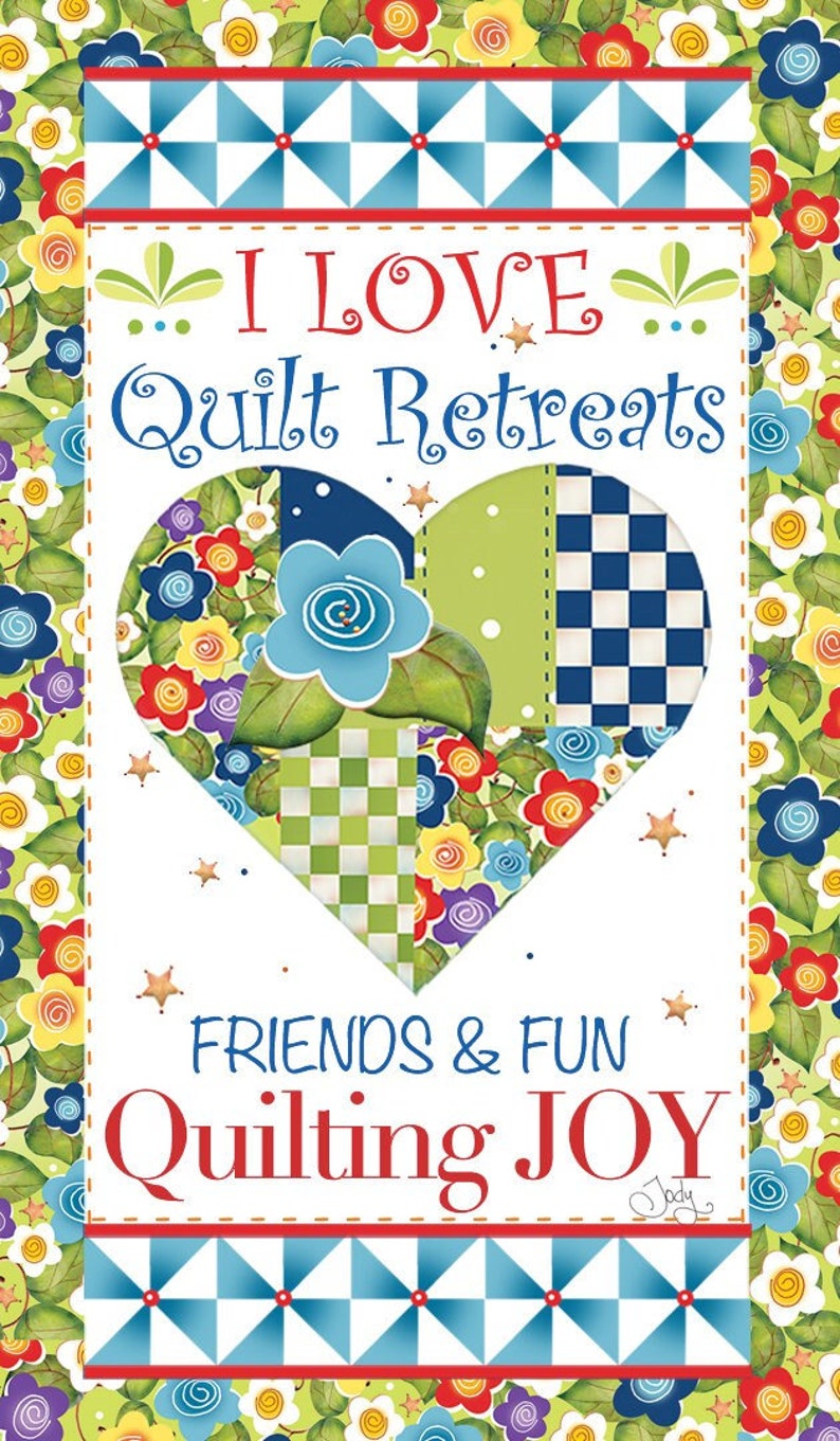 Magnet - I Love Quilt Retreats - Etsy