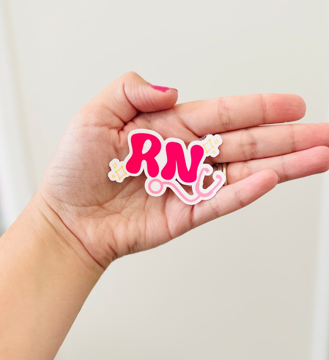 Personalized Rn/nurse Sticker/ Laptop/journal Sticker/ Grad Gift - Etsy