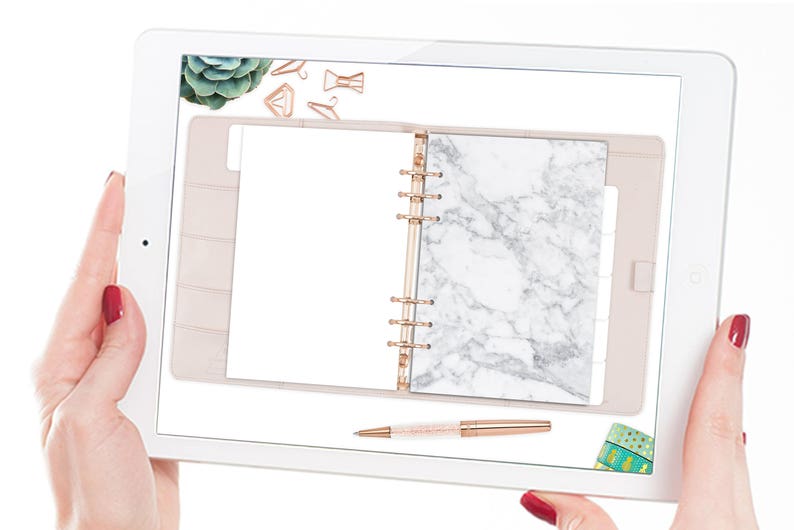 Rose Gold Digital Planner for Goodnotes iPad & iPhone - Etsy