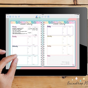 Digital Slimming Diary Planner - Goodnotes - iPad - iPhone - Etsy