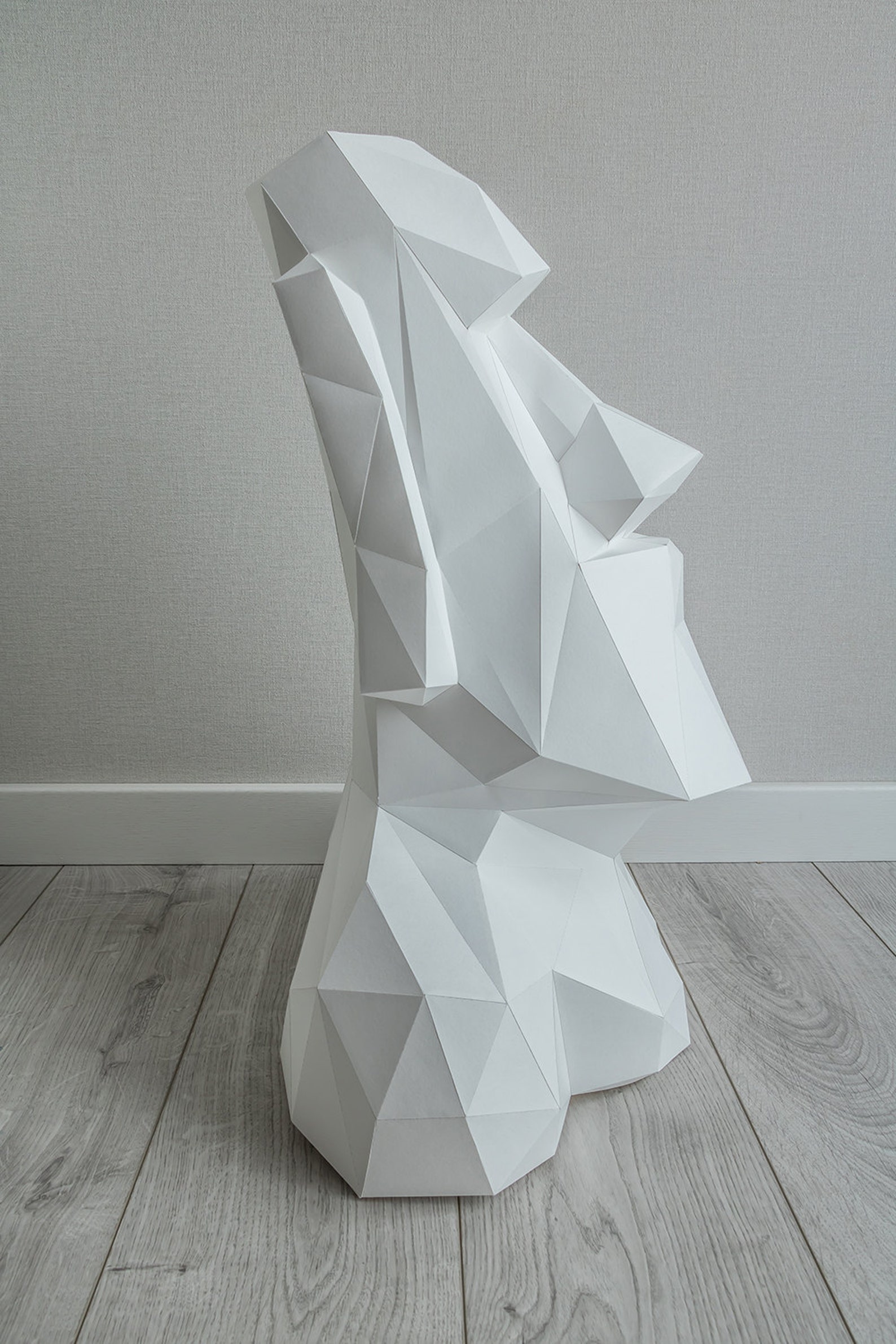 Moai Rapanui Sculpture Statue, Easter Island, DIY PDO (pepakura) + PDF ...