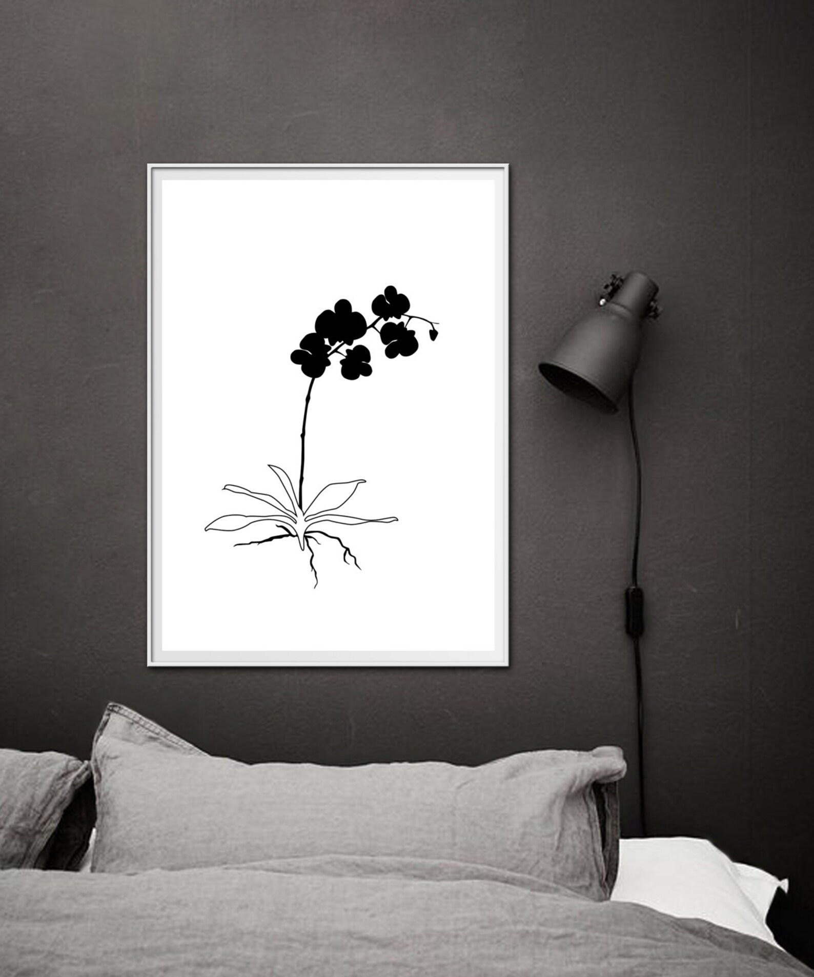 Orchid Printable Flower Print Plant Prints Floral Wall Art - Etsy