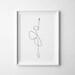 Printable Abstract Ballet Set of 3, One Continuous Line Print, Dancing ...