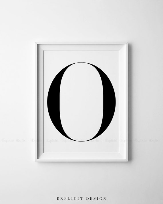 Uppercase O