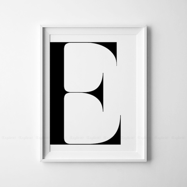 Large Letter E - Etsy