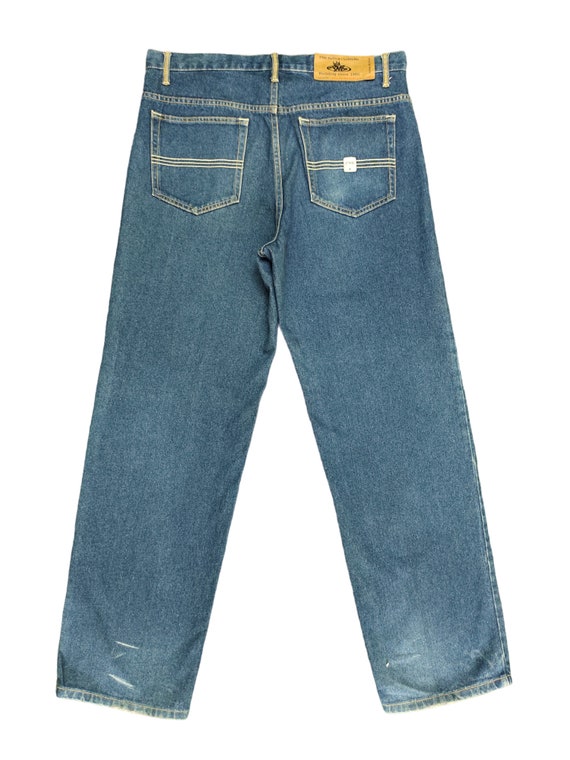 W38x32.5 Vintage Baggy Jeans Pnb Nation Clothing Wide… - Gem