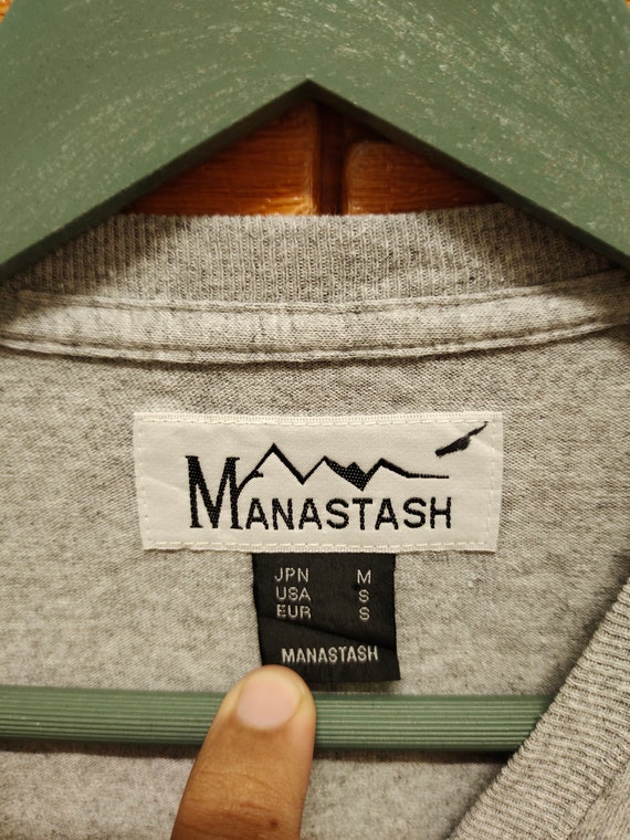 Vintage Manastash X Ben Lamb 3D Logo T-Shirt / Design… - Gem