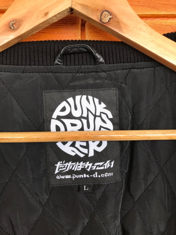 Vintage Punk Drunkers Varsity Jacket / Nice Design / … - Gem