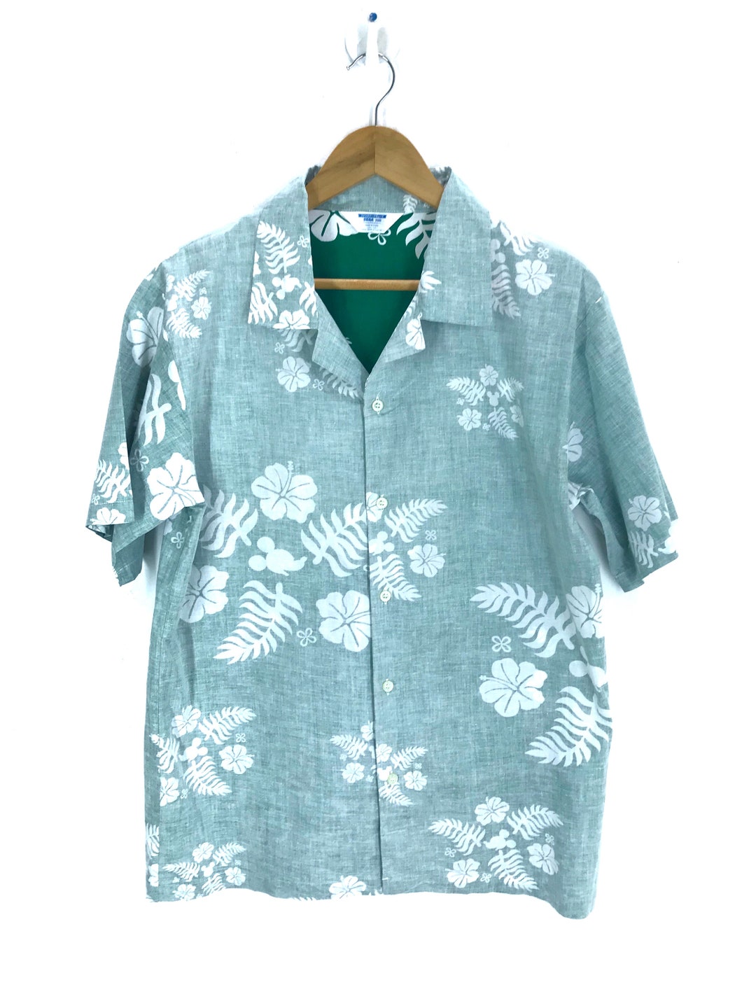 Vintage Disney Sega MICKEY Mouse Flower Asian Motif Reverse Print ...