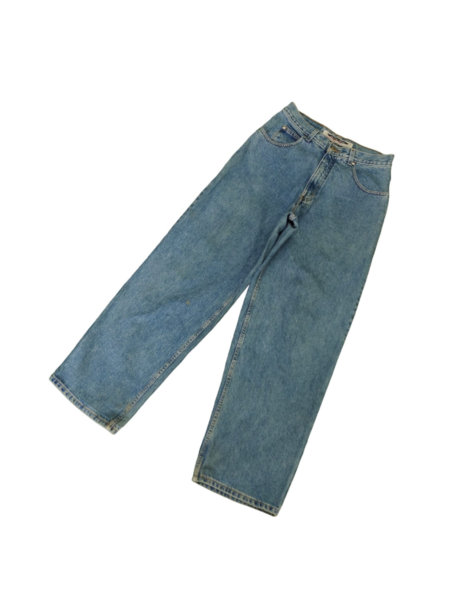 W30x30 Vintage Y2k Anchor Blue Beyond Baggy Denim Jeans Jnco W30x30 Vintage Y2k Anchor Blue Beyond Baggy Denim Jeans Jnco