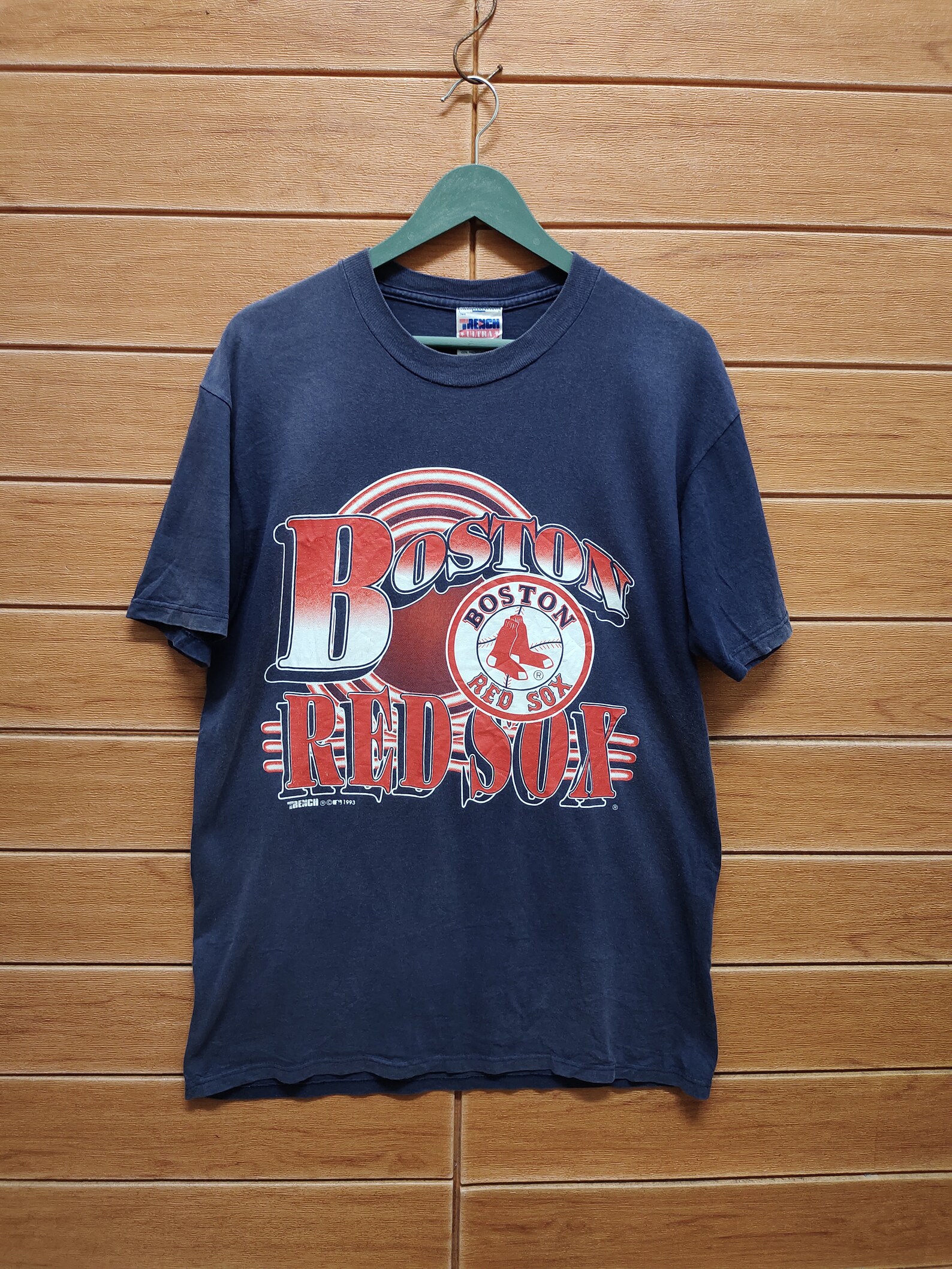 Vintage 90s Boston Red Sox MLB T-shirt / 1993 Trench / - Etsy