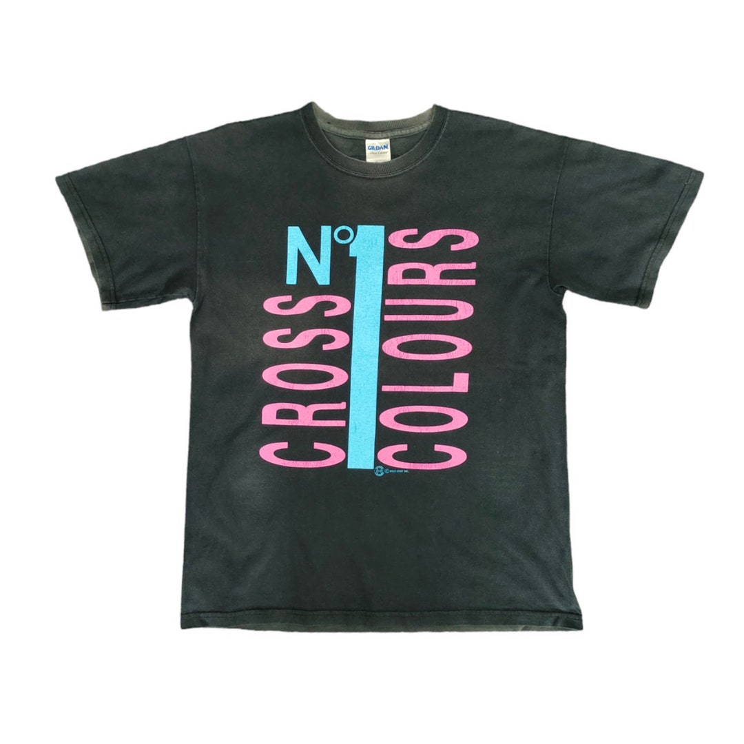 Vintage 00s Cross Colour 'no 1' T-shirt Carl Jones Hip Hop Rapper Rap ...