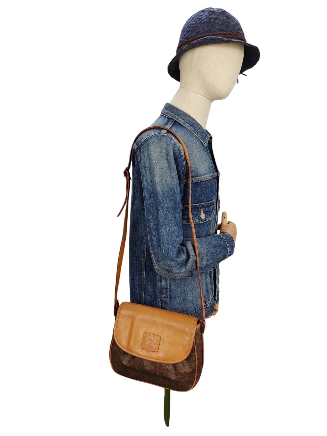 Vintage 80s Linea Gani Floral Japan Patina Crossbody Bag - Etsy
