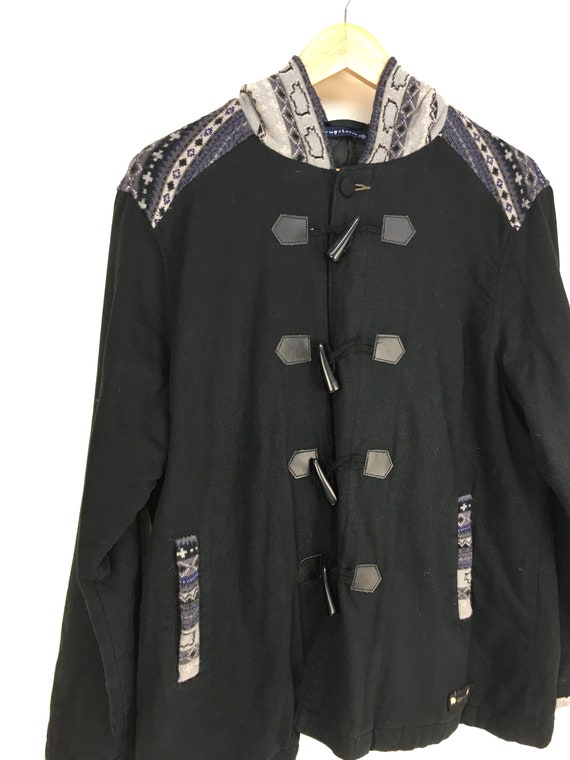 DRUGS STORE Navajo Hooded Quilting Jacket / vintage j… - Gem