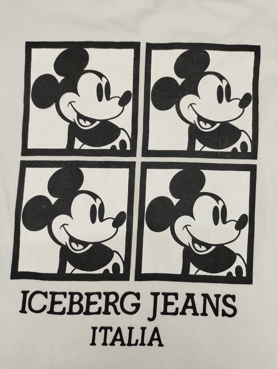 Vintage 2000s Disney Mickey Mouse Iceberg T-Shirt Siz… - Gem