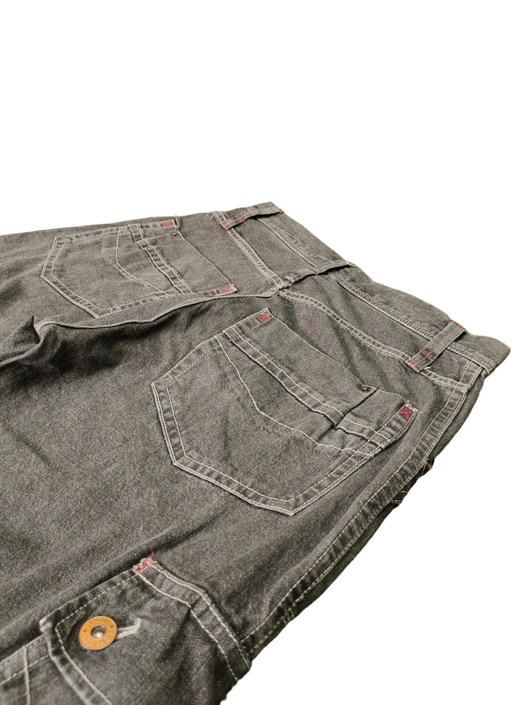 Vintage Hobo Cargo Baggy Jeans Hobo Jeans Wide Leg Hip Hop Y2k Jnco ...