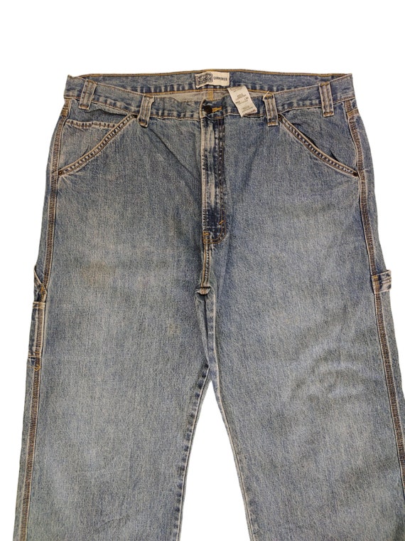 W42x29.5 Vintage Y2k Levis Carpenter Baggy Denim Pant… - Gem