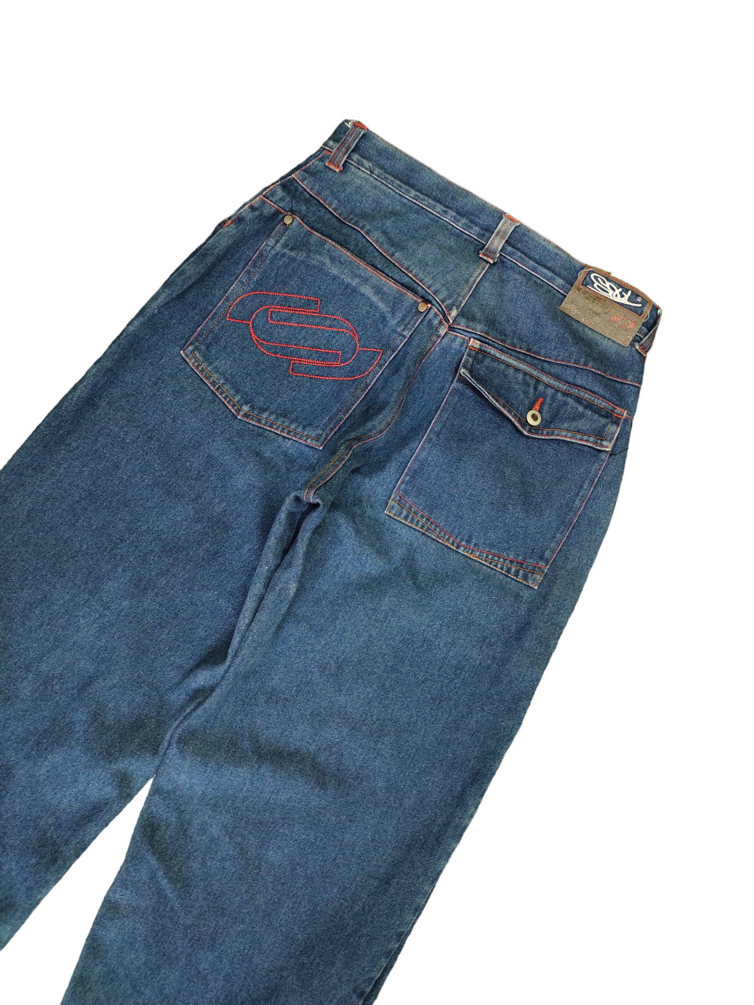 W31x28.5 Baggy Jean Soul Usa Multi Pocket Fatique Denim Wide W31x28.5 Baggy Jean Soul Usa Multi Pocket Fatique Denim Wide