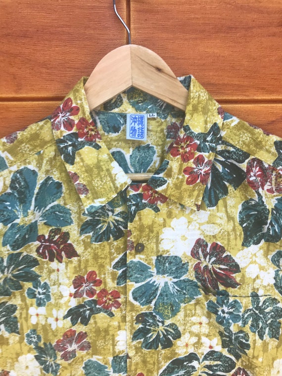 Vintage Japanese Hawaiian Made In Okinawa Aloha Shirt… - Gem