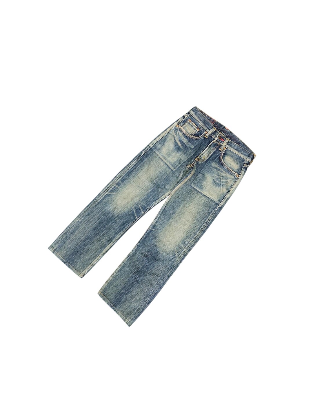 Vintage Edwin 504 Japan Clawmark Distress Loose Denim Jeans Waist 29 - Etsy