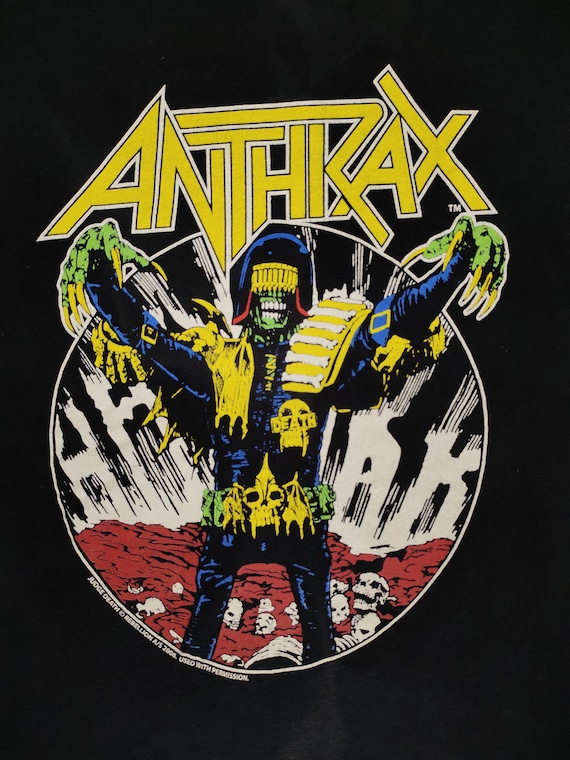 Vintage 2000s Anthrax Judge Dredd Rebellion A/S 2006 … - Gem