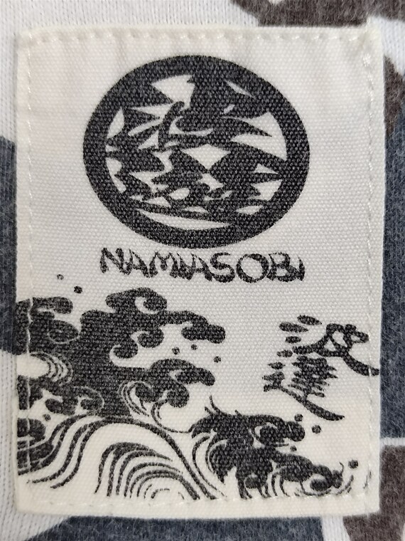 Vintage NAMASOBI Dragon Great Wave Dragon Sukajan T-S… - Gem