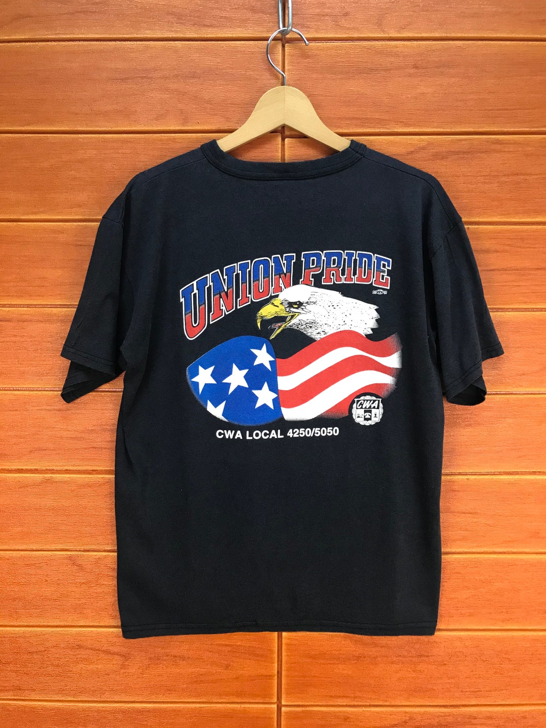 Vintage CWA LOCAL 4250/5050 Chicago, Illinois T-shirt / Union Pride ...