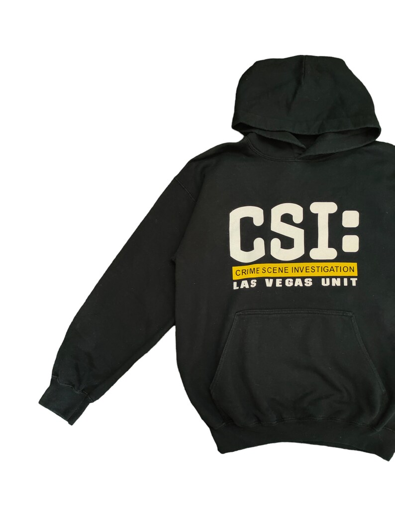 Vintage Y2k CSI: Crime Scene Investigation Las Vegas Unit Hoodies Size ...