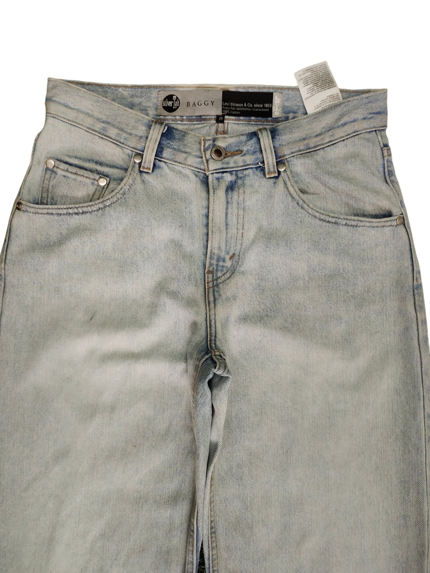 W28x30 Baggy Jeans Levis Silver Tab Denim Wide Loose Y2k W28x30 Baggy Jeans Levis Silver Tab Denim Wide Loose Y2k