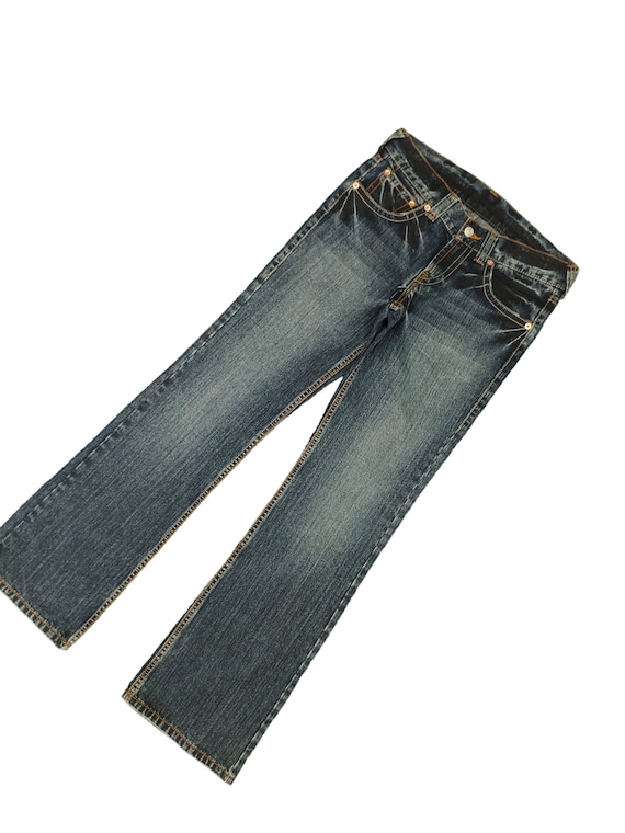Flare Jeans Japan Waxed Faded Boot Cut Y2k Xfrm Fuga … - Gem