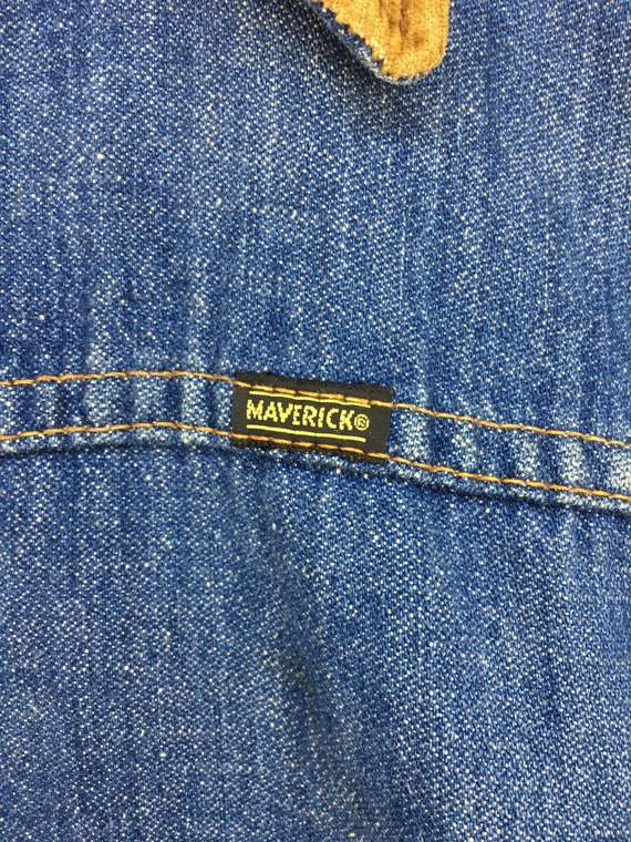 Vintage 70s MAVERICK BLUE BELL Denim Jacket / Blue Be… - Gem