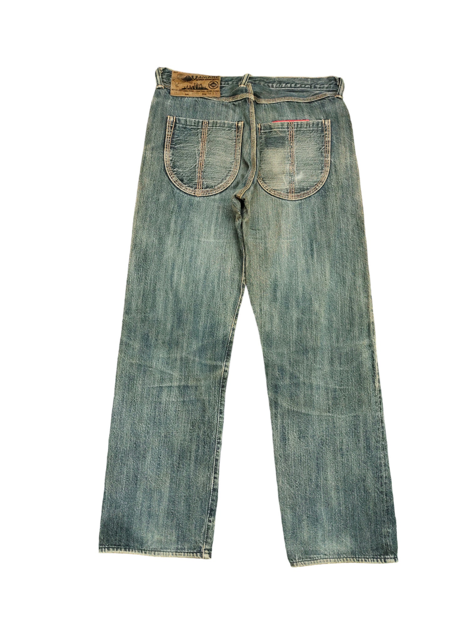 W33x30 Vintage Yamane Evisu Calvin Leong Made Selvedge Denim Jeans ...