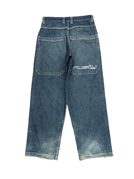 W30x30 Rusty Big Pocket Baggy Loose Jeans Jnco Style Y2k W30x30 Rusty Big Pocket Baggy Loose Jeans Jnco Style Y2k