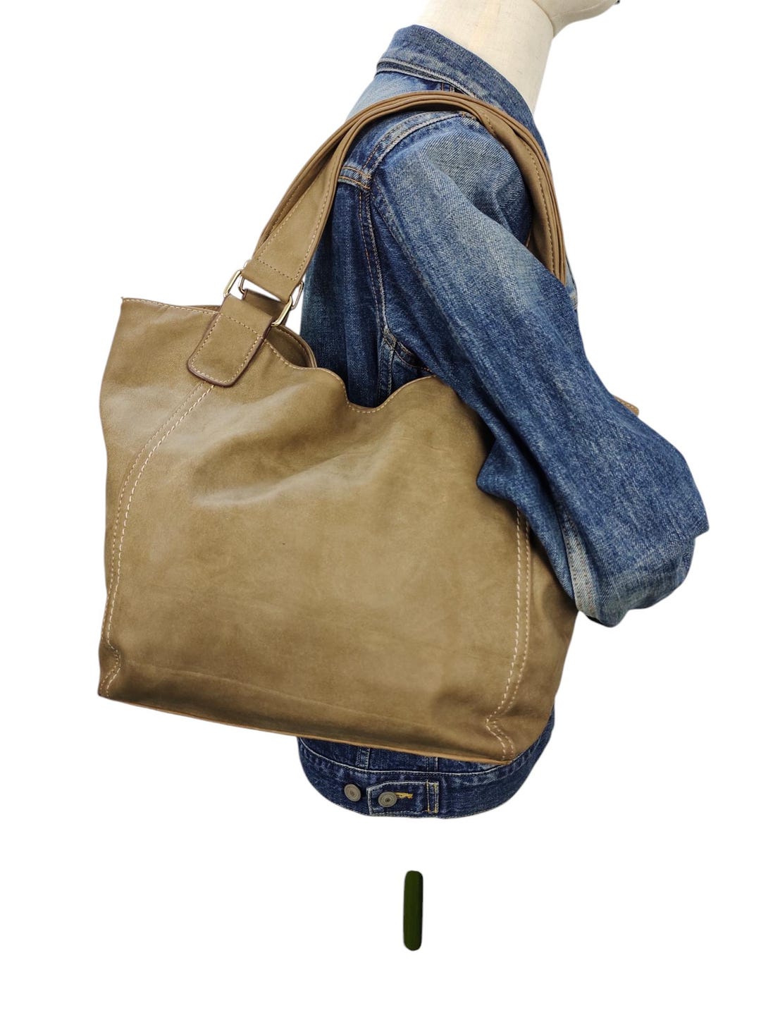 Vintage Beams Japan Patina Full Leather Tote Bag Beam Hearts Ifsixwasnine Tornado Undercover ...