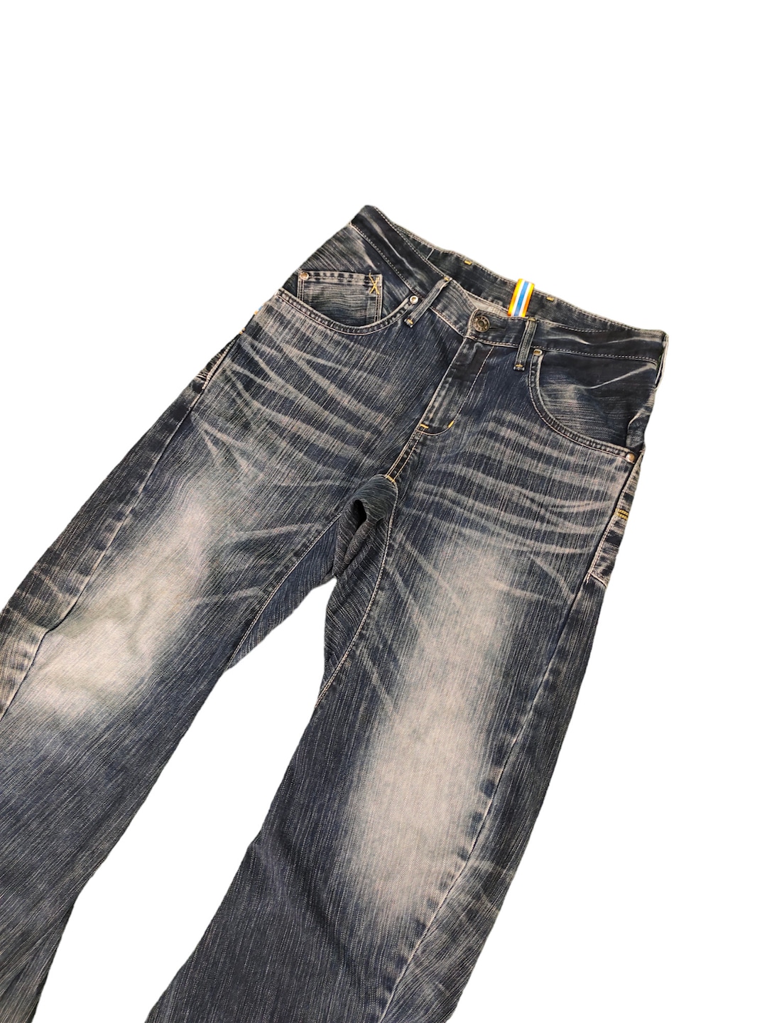 W30x30.5 Vintage Edwin Xv-function Curve Leg Denim Jeans Clawmark ...
